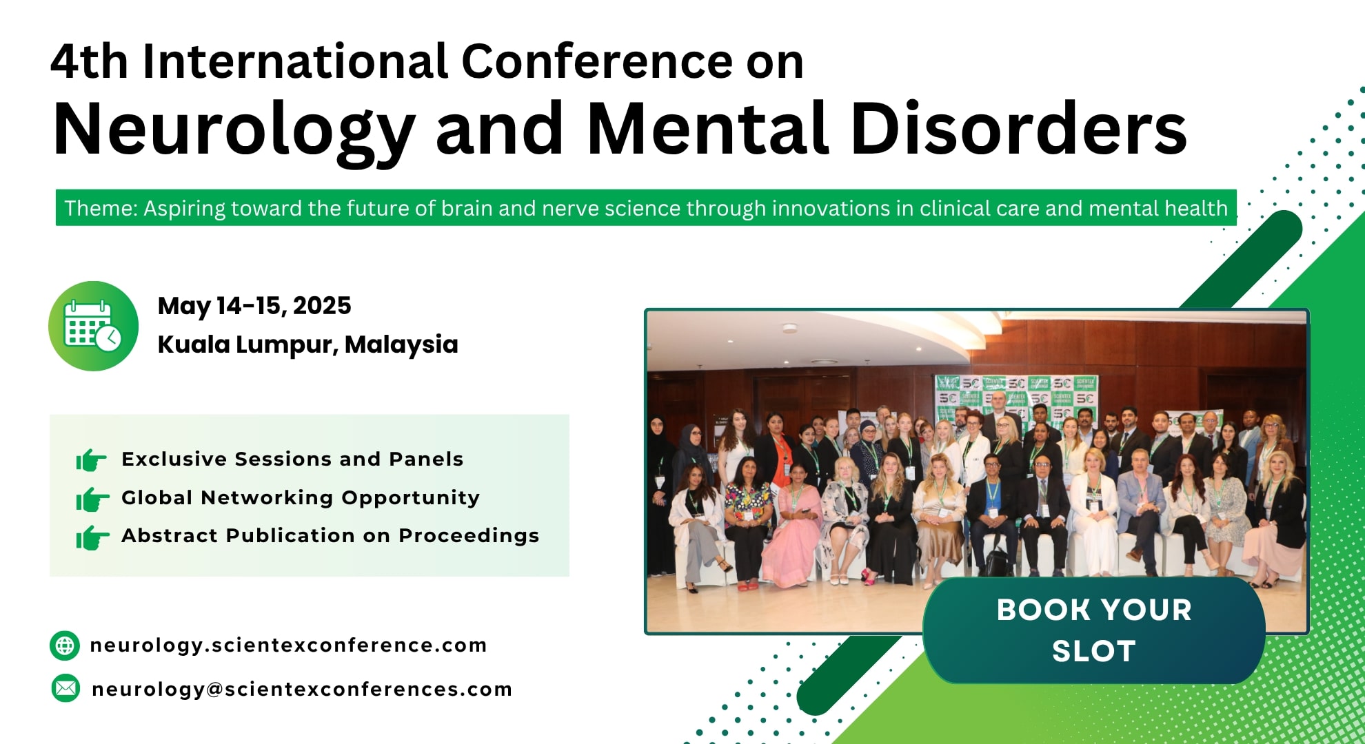 Neurology | Neuroscience | Mental Disorders | Malaysia | 2026